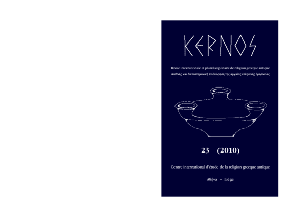 (PDF) De nouveaux" Kernoi" pour" Kernos"...