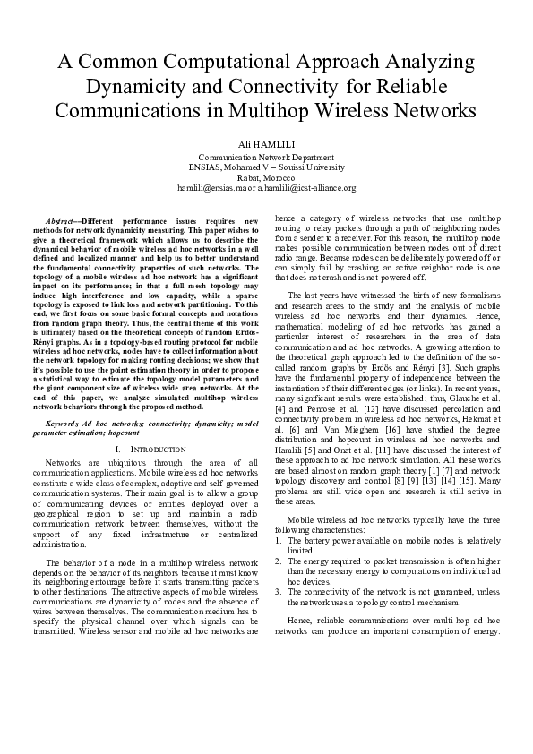 Pdf A Common Computational Approach Analyzing Dynamicity And