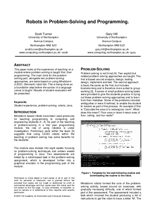 programming robots with java