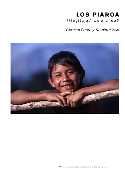 (PDF) Los Piaroa