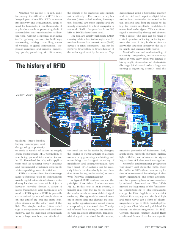 (PDF) The history of RFID