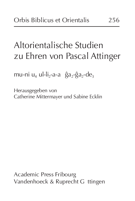 (PDF) The Sumerian Verbal Prefixes mu-ni- and mi-ni-