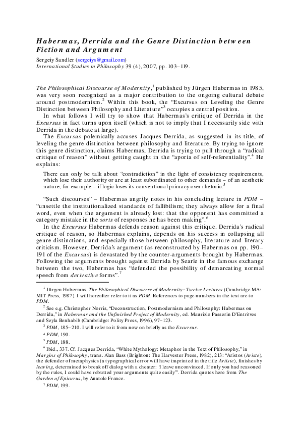 PDF le genre de l'argumentation PDF Télécharger Download