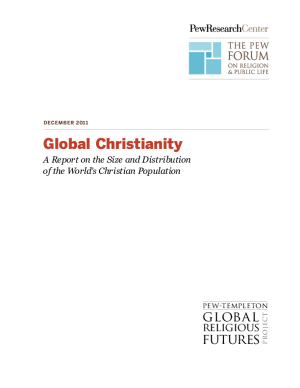 (PDF) Global Christianity A Report on the Size and Distribution of the ...