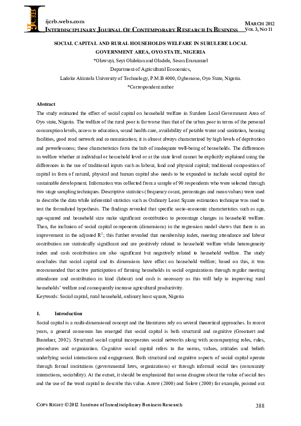 (PDF) INTERDISCIPLINARY JOURNAL OF CONTEMPORARY RESEARCH IN BUSINESS