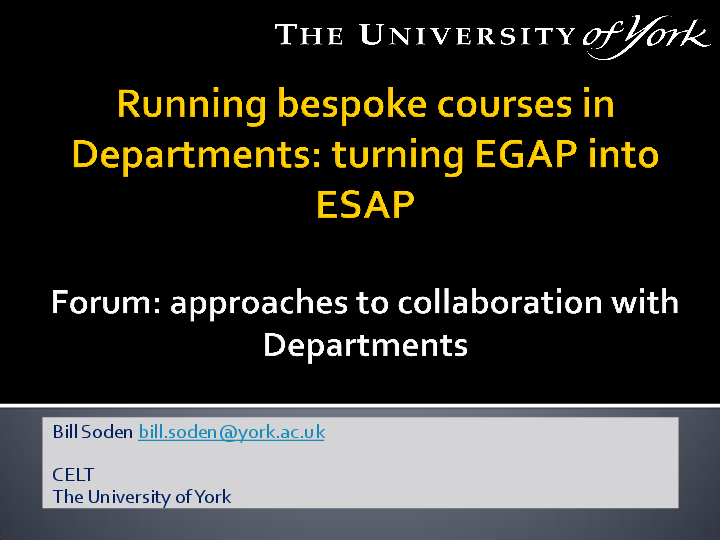 (PPT) EGAP to ESAP