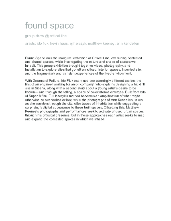 (PDF) Found Space