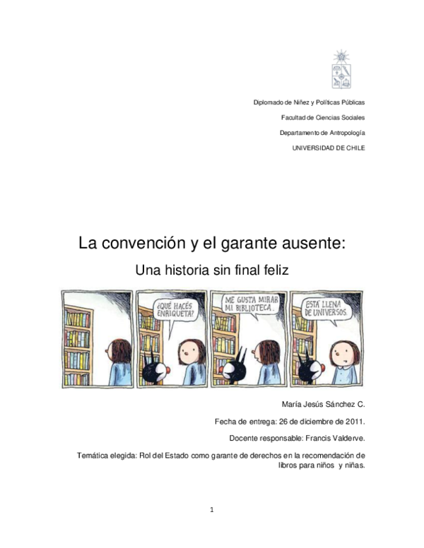 (PDF) La convención y el garante ausente: una historia sin final feliz.