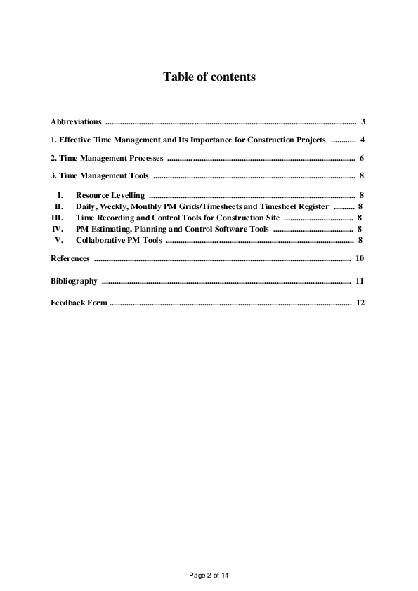 (PDF) Effective Time Management and its importance for construction ...