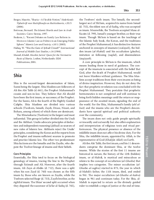 (PDF) Shia
