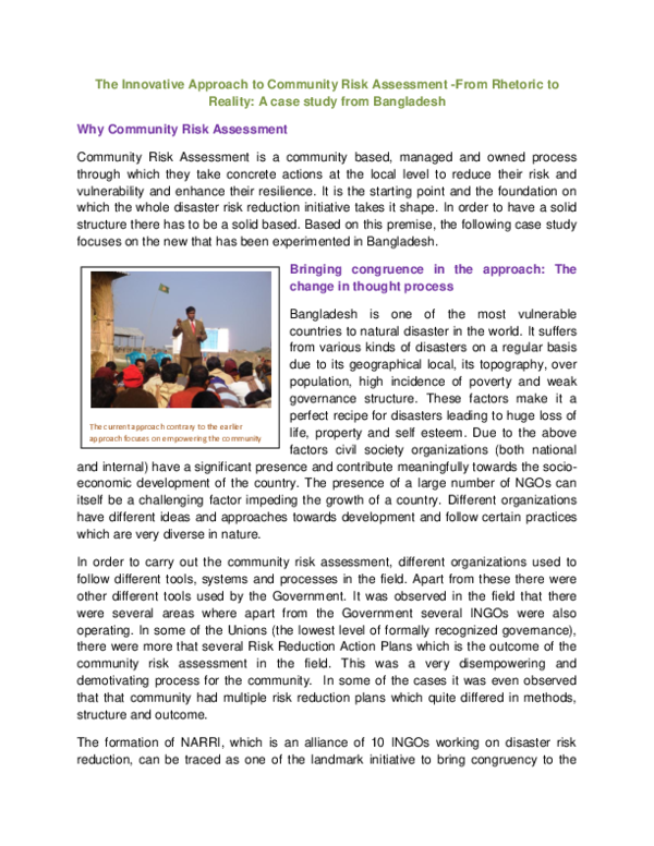 (DOC) Local Level Planning for Disaster Risk Reduction and Climate ...