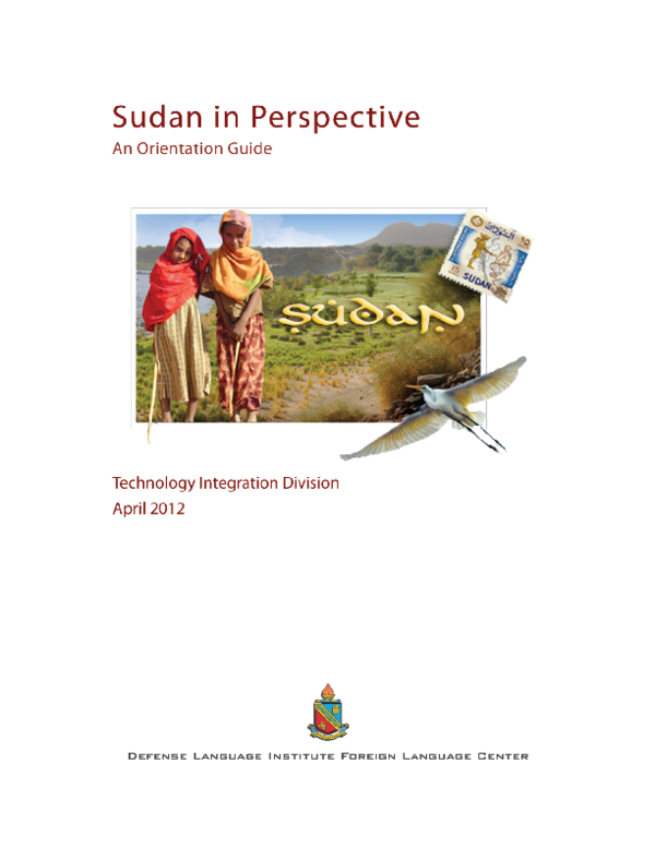 (PDF) Sudan: Country in Perspective