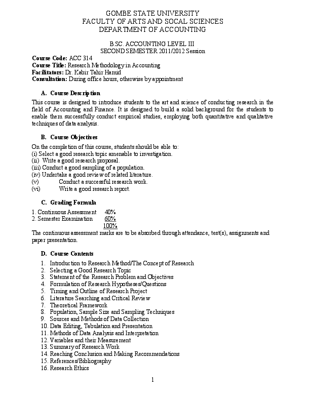 (DOC) Research Methodology in Accounting