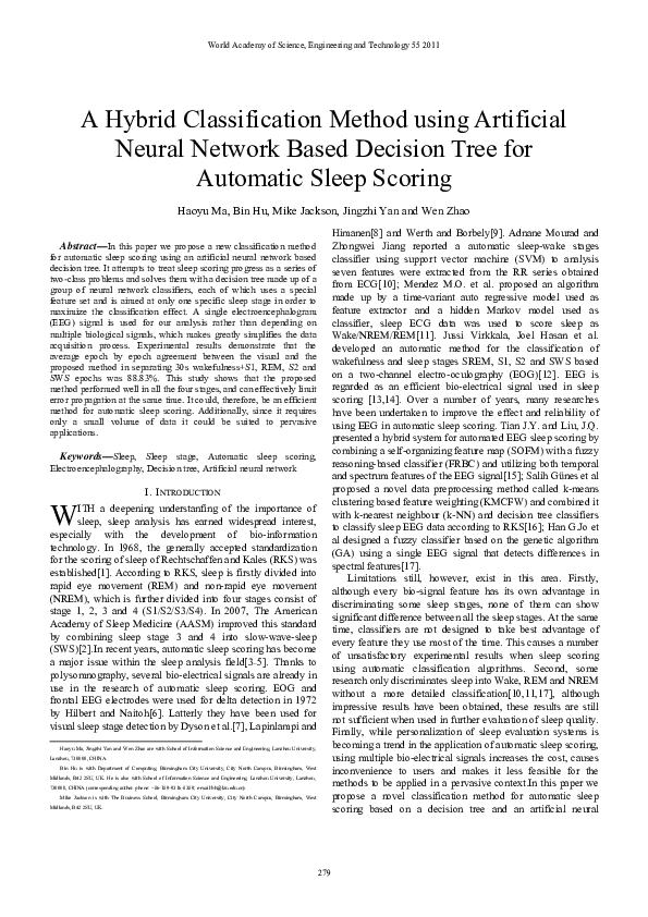 Pdf A Hybrid Classification Method Using Artificial Neural Network