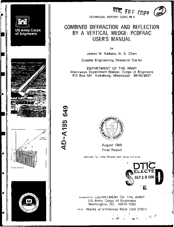 Pdf Combined Diffraction And Reflection By A Vertical Wedge Pcdfrac