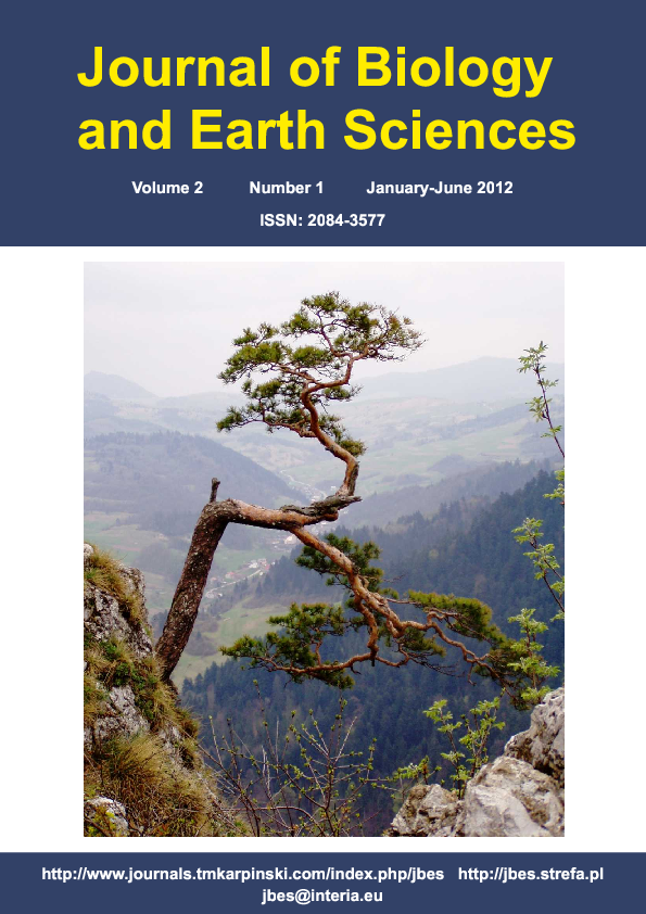 (PDF) Journal of Biology and Earth Sciences, Vol. 2 Issue 1, January ...