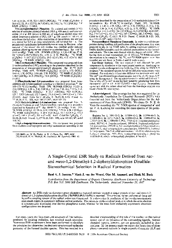 (PDF) A single-crystal ESR study on radicals derived from rac-and meso ...