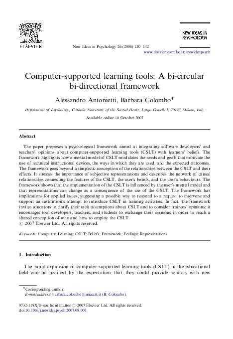 (PDF) Computer-supported learning tools: A bi-circular bi-directional ...