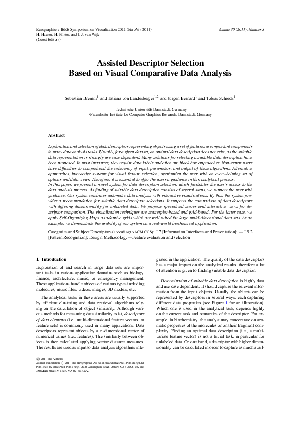 (PDF) Assisted descriptor selection based on visual comparative data ...