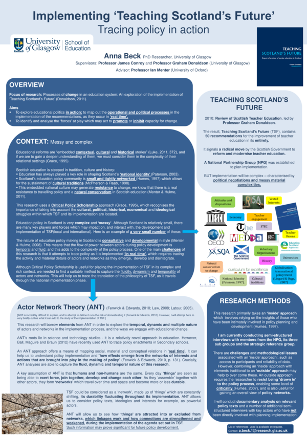 (PDF) Teaching Scotland's Future: Tracing policy implementation in ...