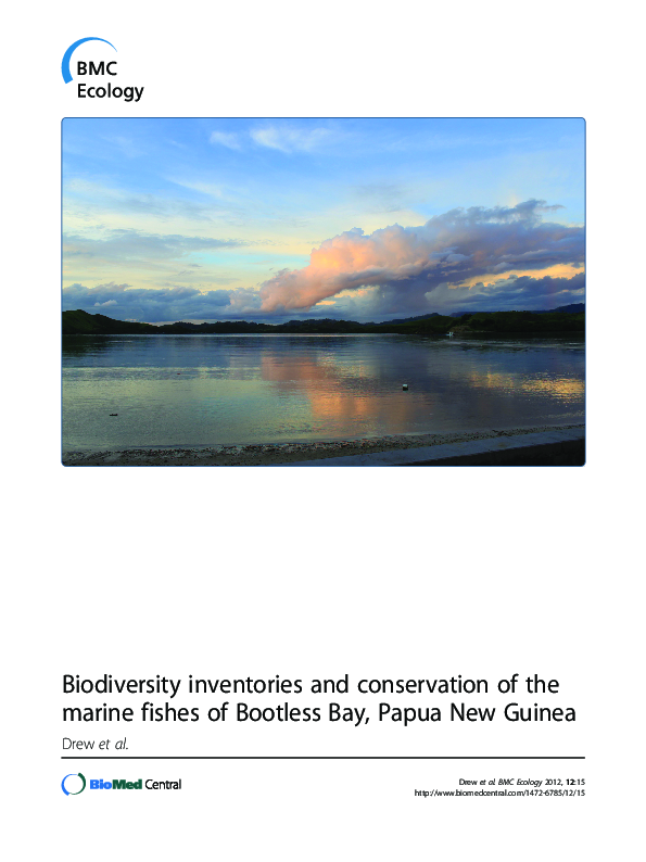 (PDF) Biodiversity Inventories and Conservation of the Marine Fishes of ...