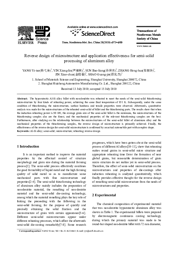 Pdf Reverse Design Of Microstructure And Application Effectiveness