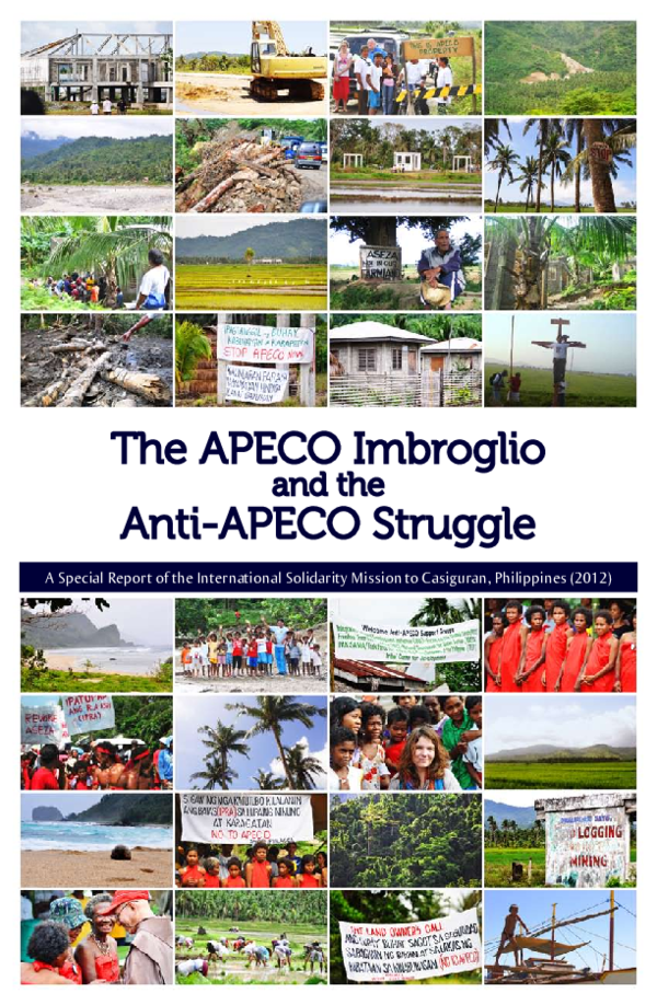 (PDF) The APECO Imbroglio and the Anti-APECO Struggle: A Special Report ...
