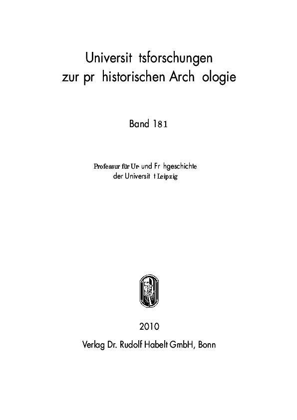 (PDF) Alexander Gramsch, Ritual und Kommunikation. Altersklassen und ...