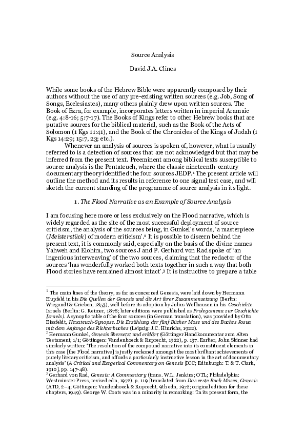 (PDF) Source Criticism. Putting Source Criticism in its Place: The ...