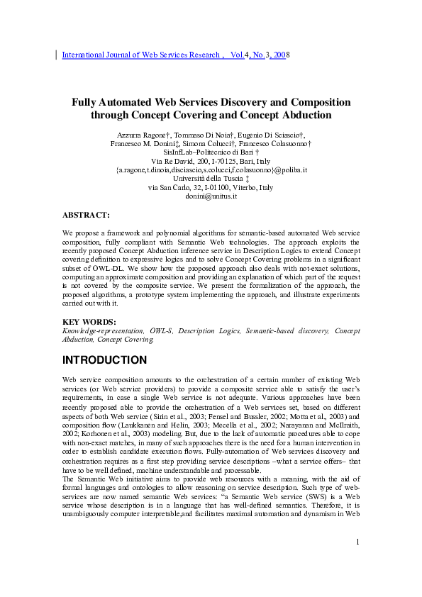 (PDF) Fully automated web services discovery and composition through concept covering and ...