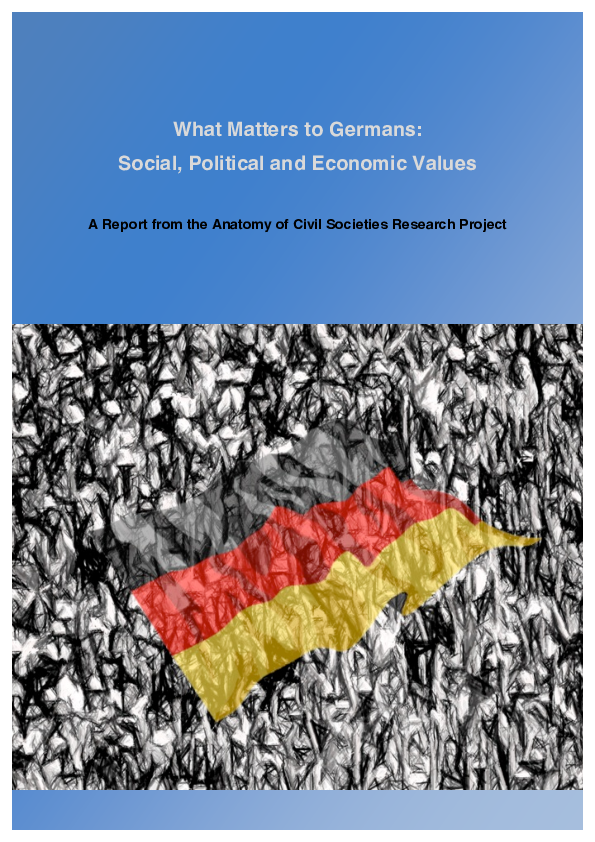 What Matters to Germans: Social, Economic and Political Values