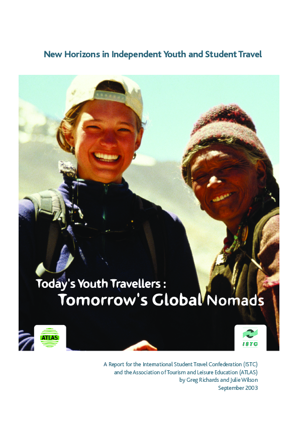 (PDF) New horizons in independent youth and student travel
