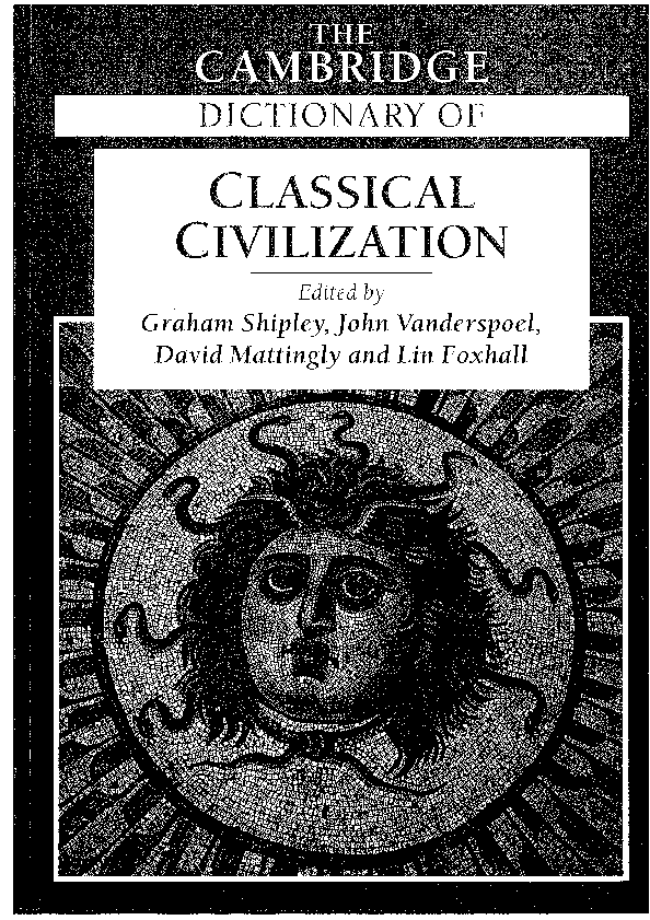 (PDF) Names and Naming (Roman) in The Cambridge Dictionary of Classical ...
