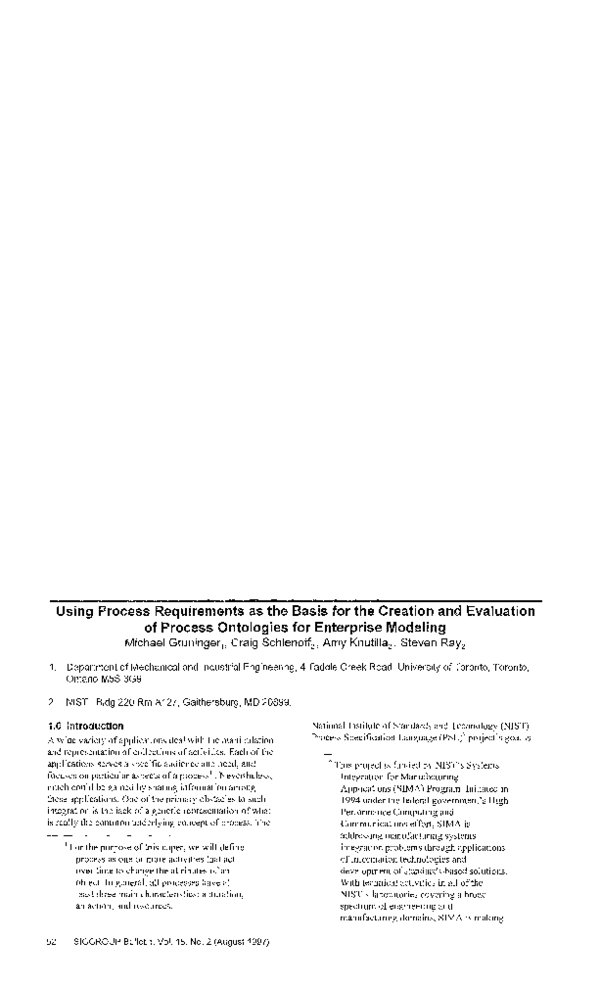 (PDF) Using process requirements as the basis for the creation and evaluation of process ...