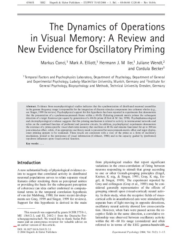 (PDF) Conci, M., Elliott, M. A., Müller, H. J., Wendt, J., & Becker, C. (2004). The dynamics of ...
