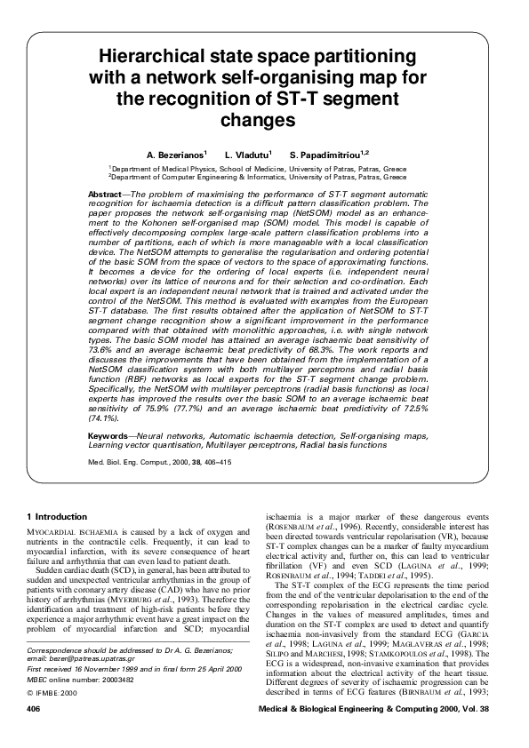 (PDF) Hierarchical State Space Partitioning with the Network Self ...
