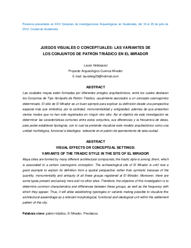 (PDF) Juegos visuales o conceptuales? Las variantes de los conjuntos de ...