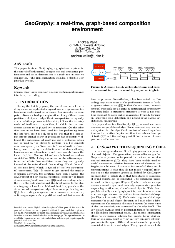 (PDF) GeoGraphy: a Real-Time, Graph-Based Composition Environment