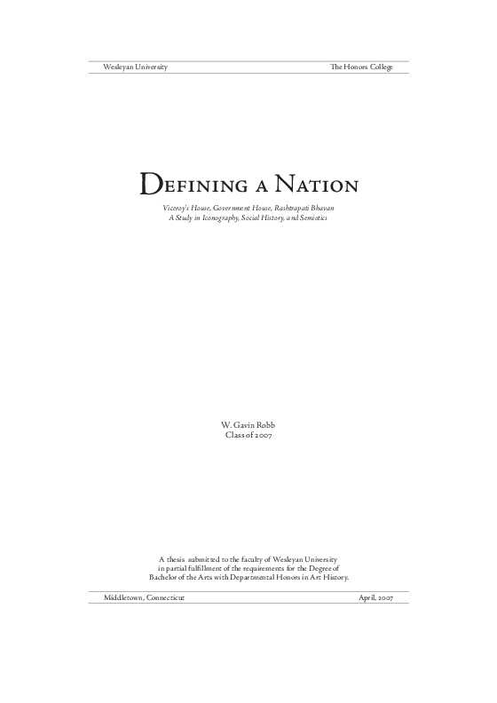 (PDF) Defining A Nation