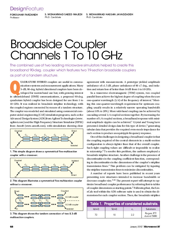 (PDF) Broadside Coupler Channels 1 To 10 GHz