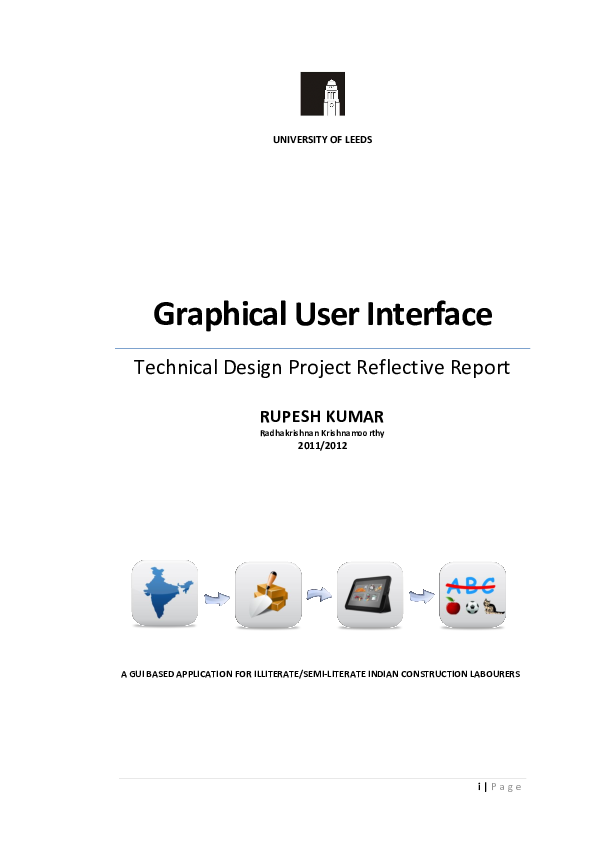 (PDF) GUI based application for Illiterate/Semi-literate Indian ...
