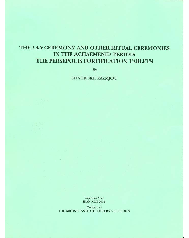 (PDF) “Lan Ceremony and other Ritual Ceremonies in the Achaemenid ...