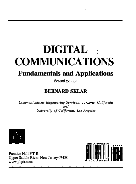 (PDF) Digital communications