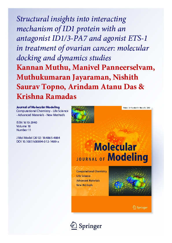 (PDF) Structural insights into interacting mechanism of ID1 protein ...