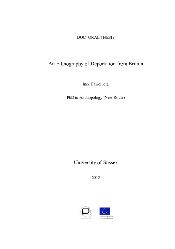 (PDF) PhD Thesis Summary & Table of Contents 2012