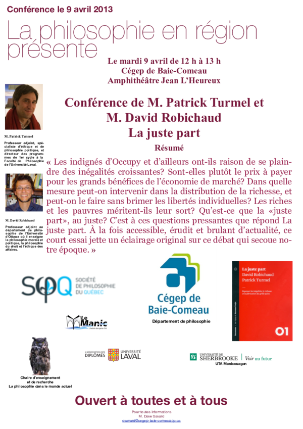 (PDF) La philosophie en région — Avril 2013 — M. Patrick Turmel et M ...