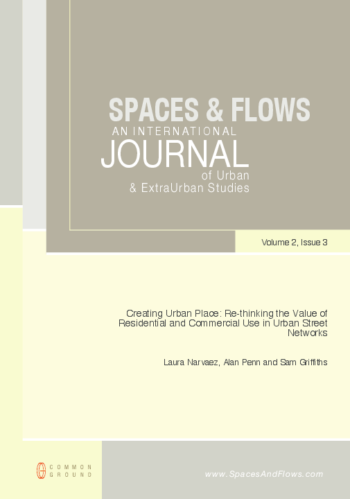 (PDF) Creating Urban Place: Re-thinking the value of residential and ...
