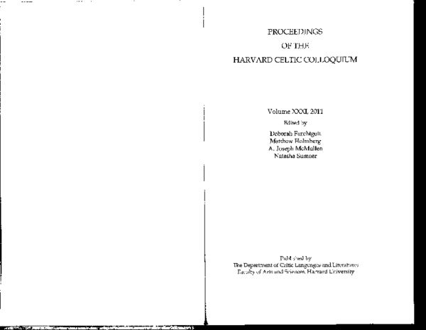 (PDF) Evidence for Indo-European Acrostatic Presents in Old Irish?