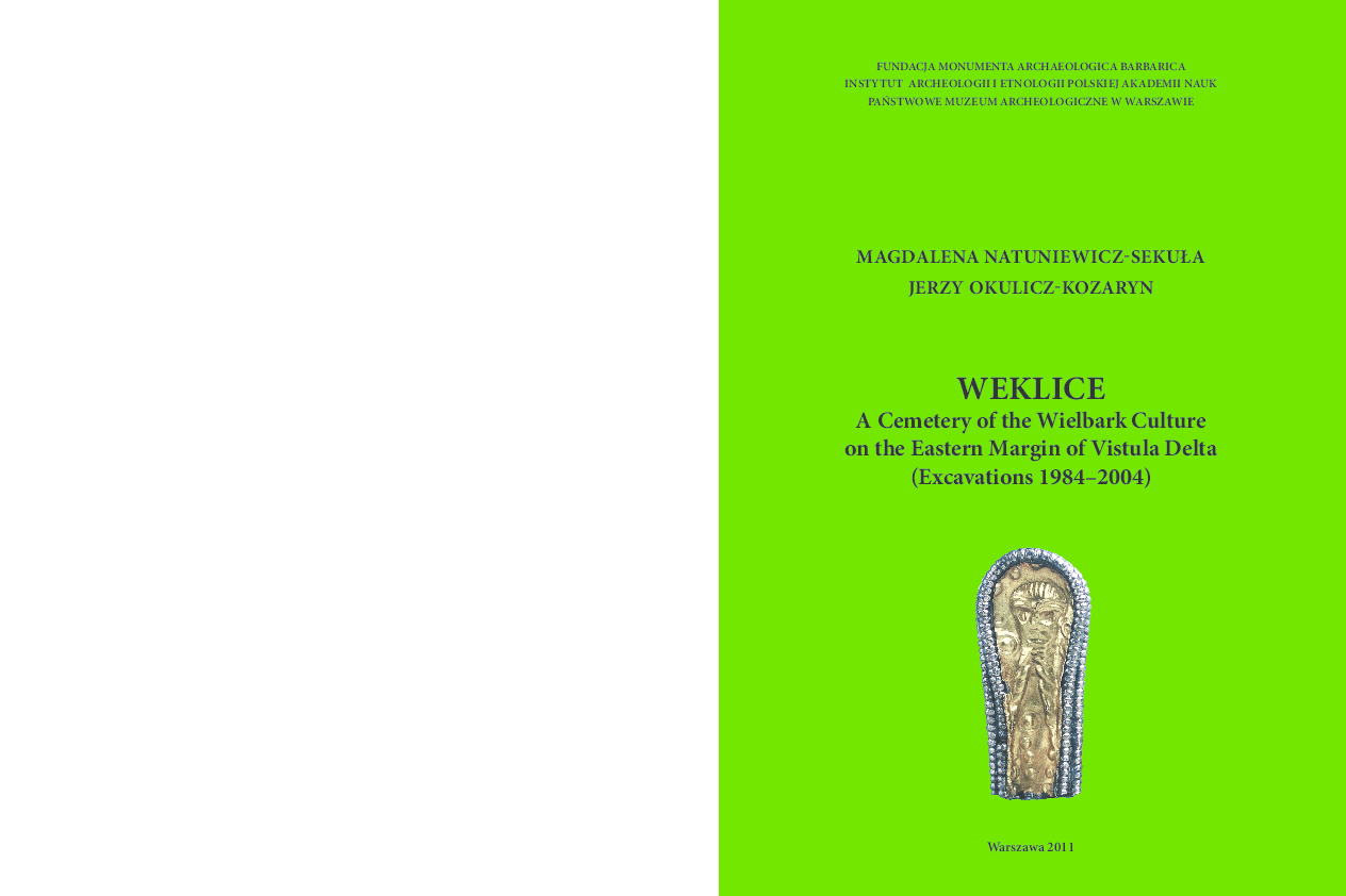 (PDF) z J Okulicz-Kozaryn, Weklice. A Cemetery of the Wielbark Culture ...