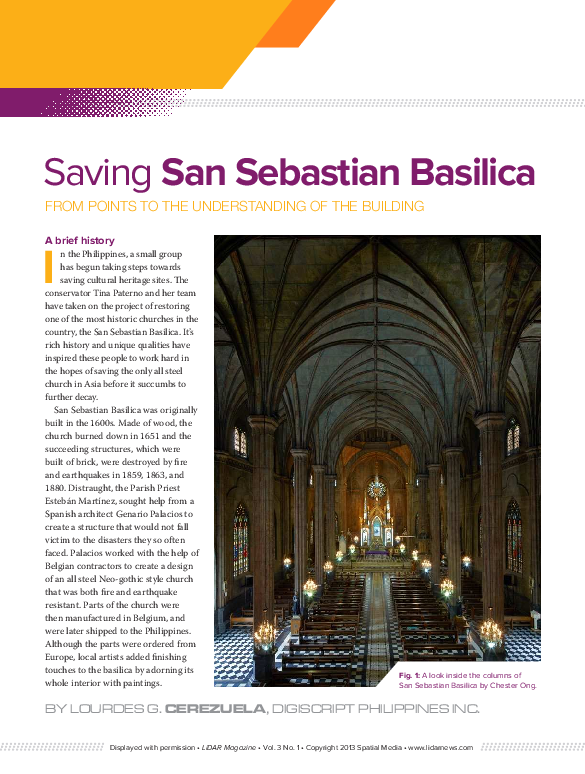 (PDF) Saving San Sebastian Basilica: From Points To the Understanding ...